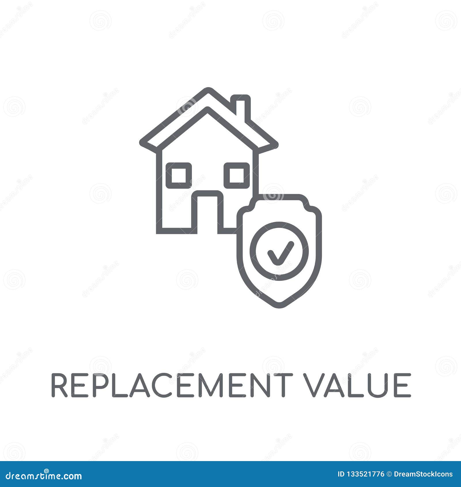 Replacement Value Vector Icon On White Background. Flat Vector ... Replacement Value Vector Icon On White Background. Flat Vector ...