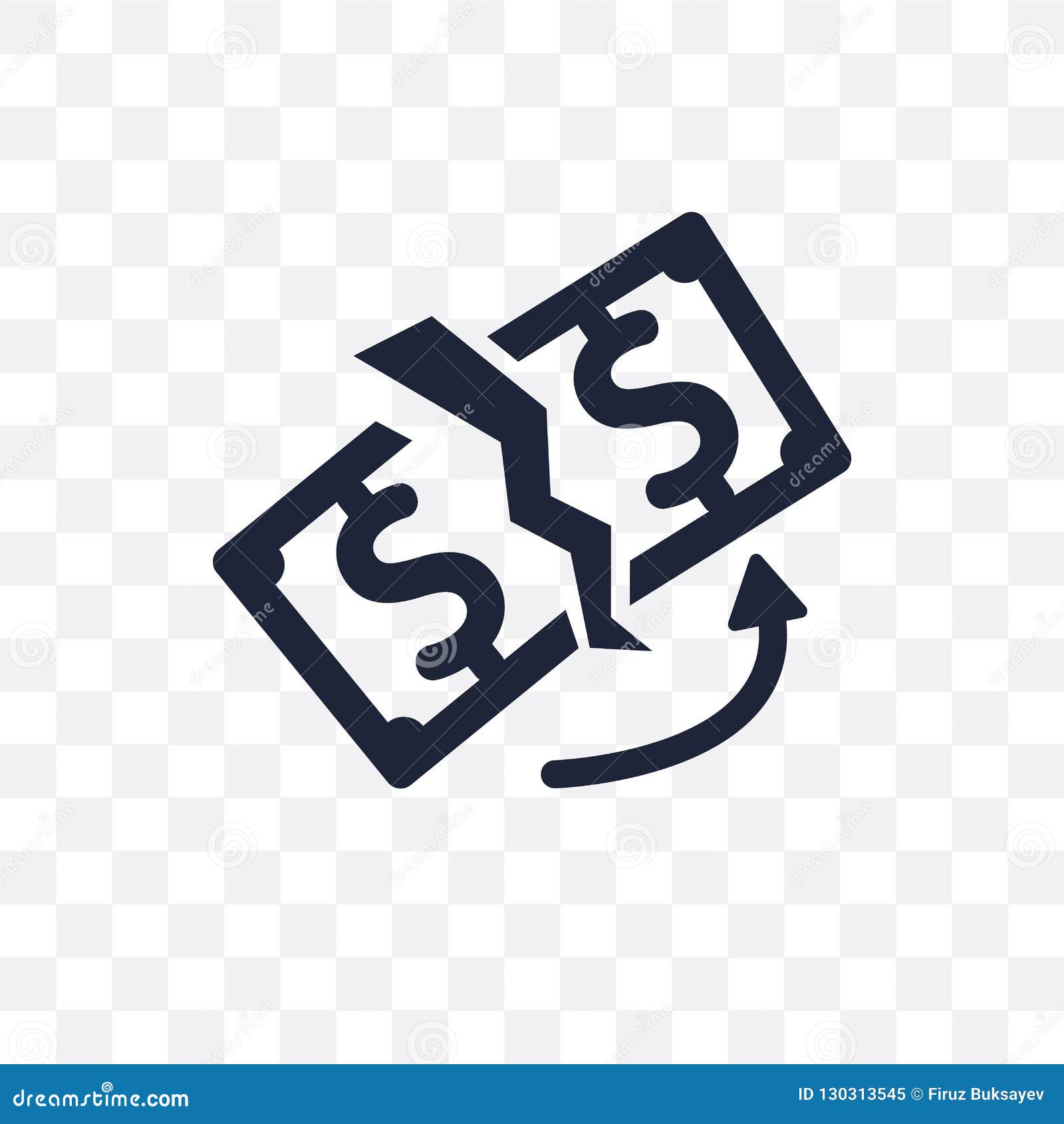 Replacement Value Vector Linear Icon Isolated On Transparent Background ...