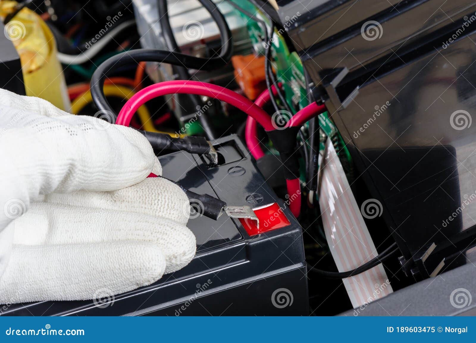 Replacing the battery stock image. Image of recharge - 189603475