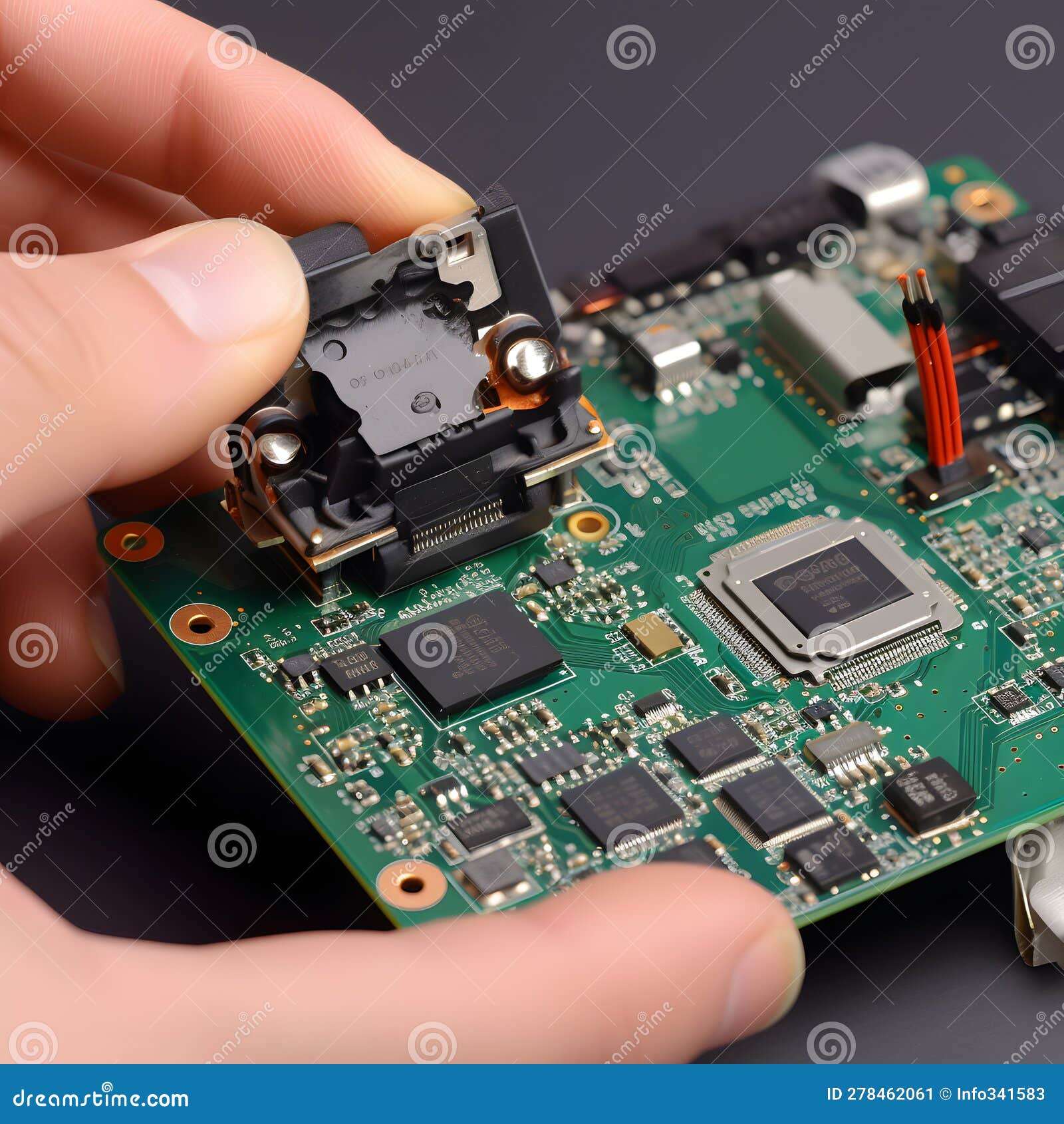 Replacing a Dead CMOS Battery Colors Generative AI Stock Illustration ...