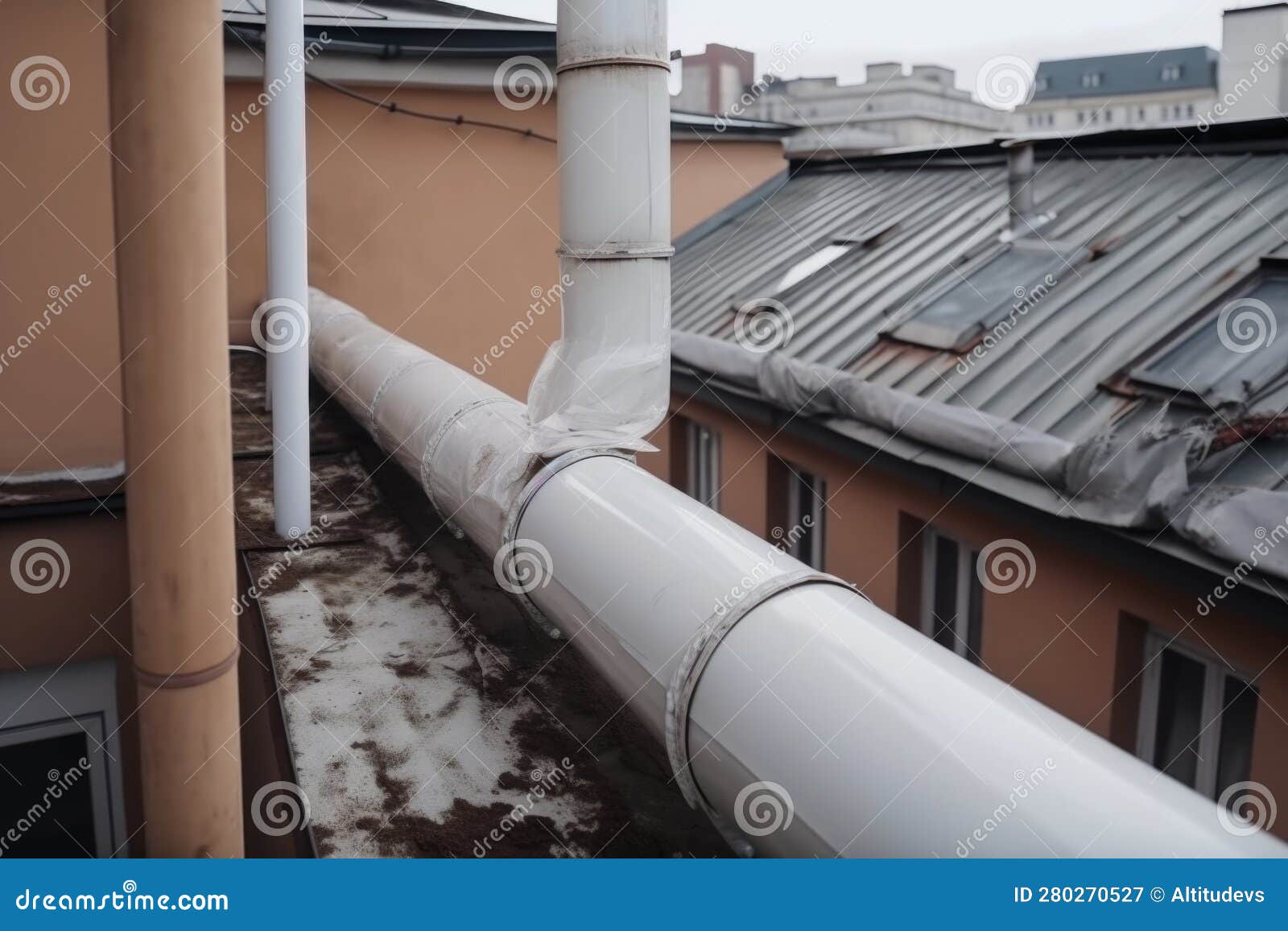 Replacing Downpipe with New Pipe of Different Size and Material, on the ...