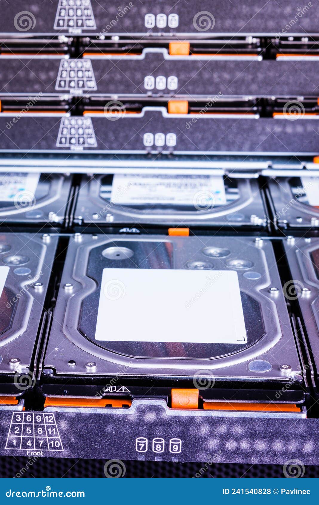 Replacing a Hard Drive in a Web Server. Many Disk Drives are in Stock ...