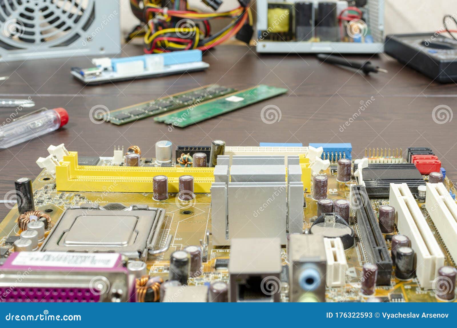 Replacing the Memory Strip on the Motherboard of a Personal Computer ...