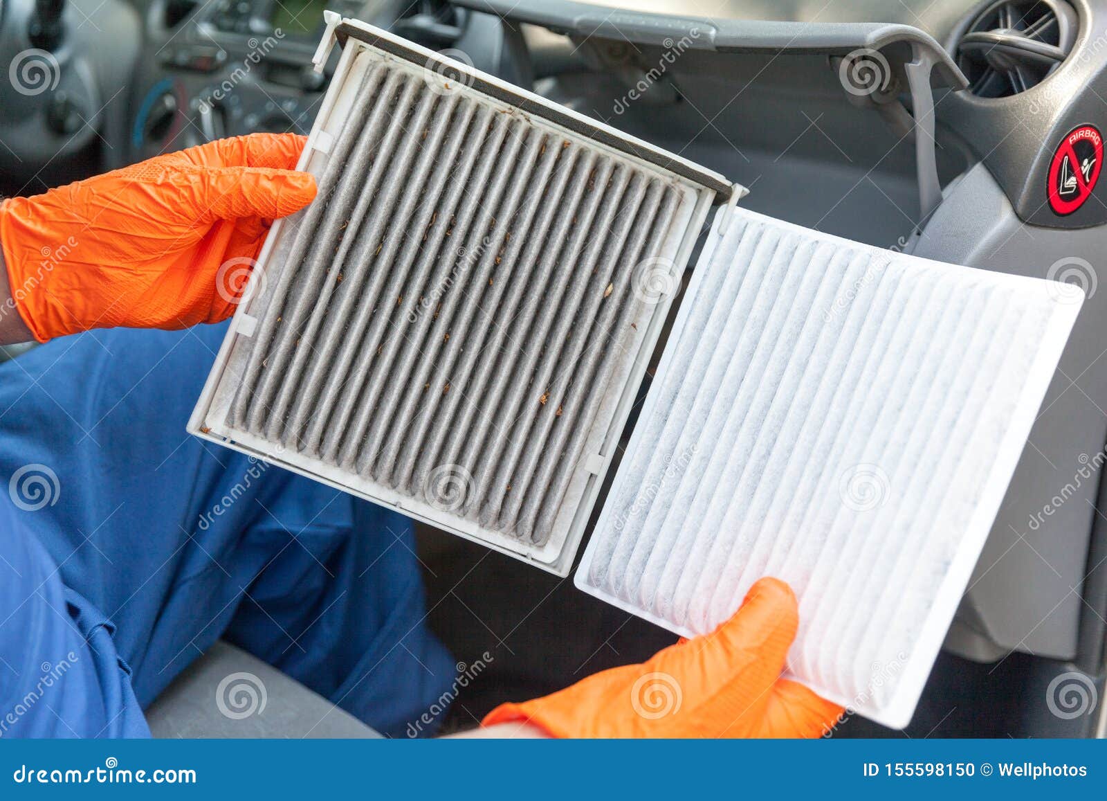 Clean and Dirty Cabin Pollen Air Filter for a Car Stock Photo - Image ... Clean and Dirty Cabin Pollen Air Filter for a Car Stock Photo - Image ...
