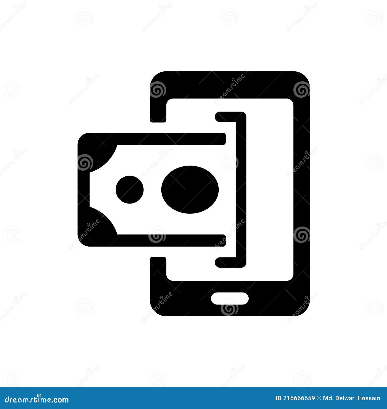 Replenishment amount icon stock vector. Illustration of sign - 215666659