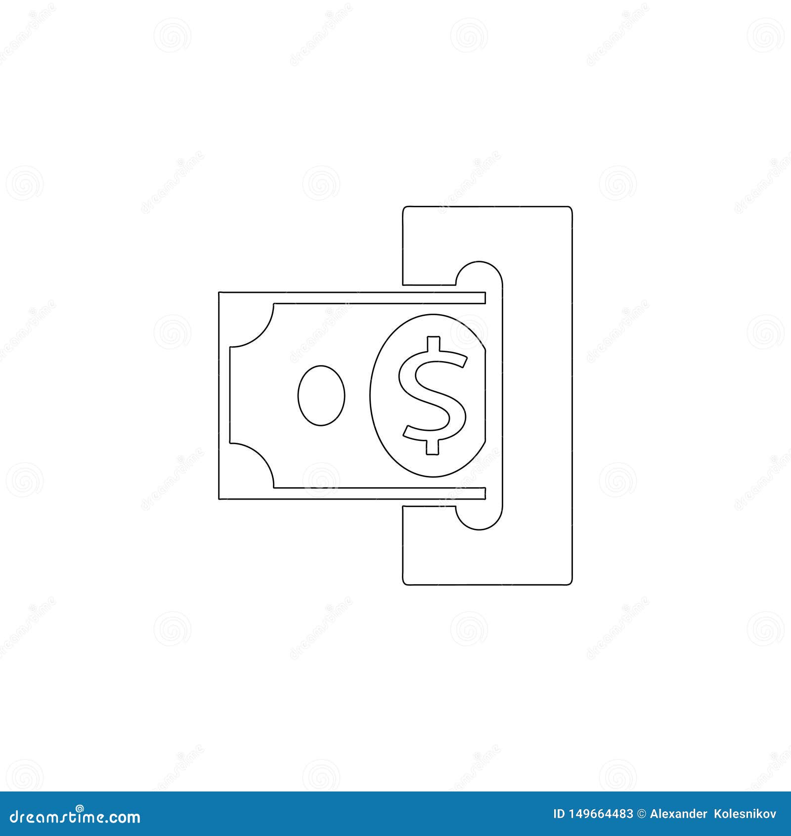 Replenishment. Flat Vector Icon Stock Vector - Illustration of internet ...