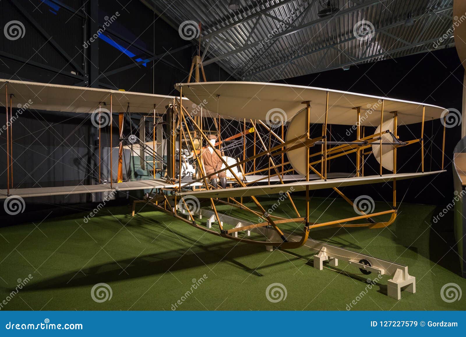 Replica of the First Aircraft To Fly Successfully Editorial Stock Image ...