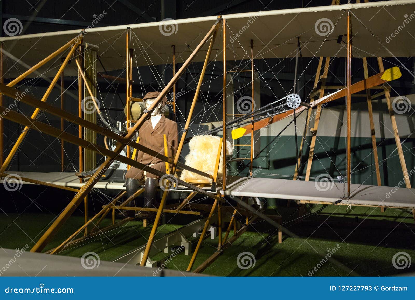 Replica of the First Aircraft To Fly Successfully Editorial Stock Photo ...