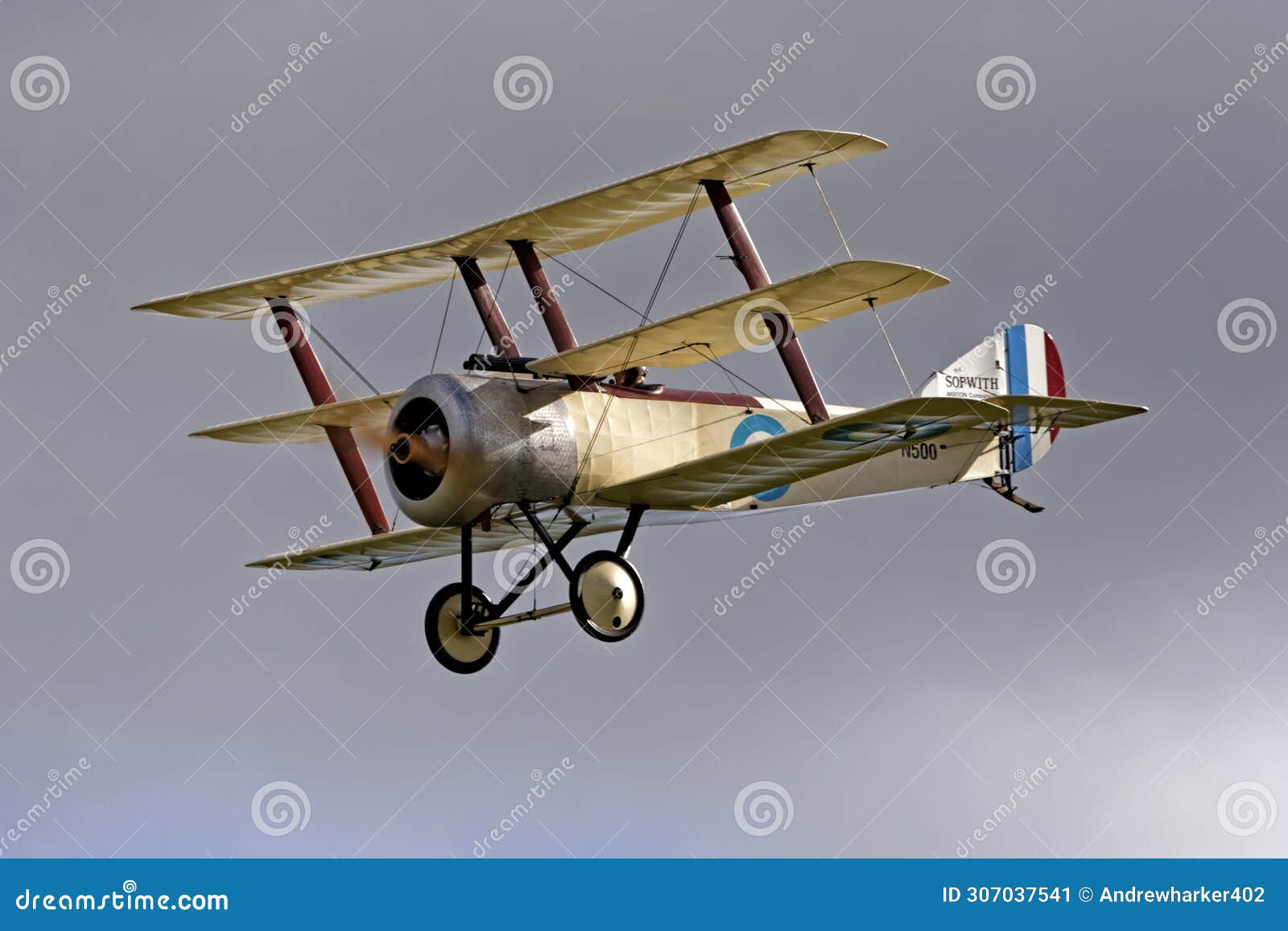 A Replica of the First Sopwith Triplane Prototype, N500 Editorial Photo ...