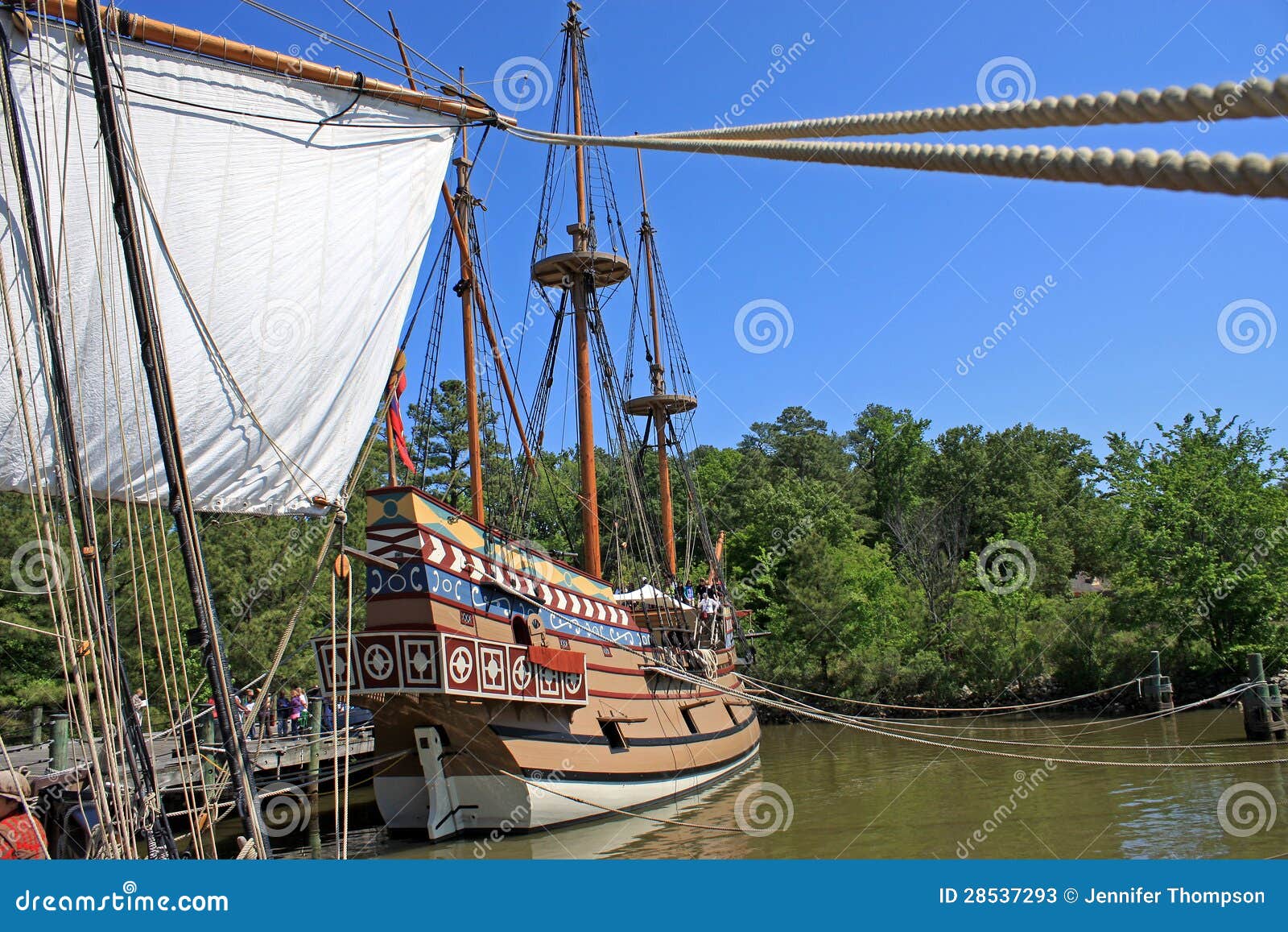 Replica tall ship stock image. Image of replica, ship - 28537293