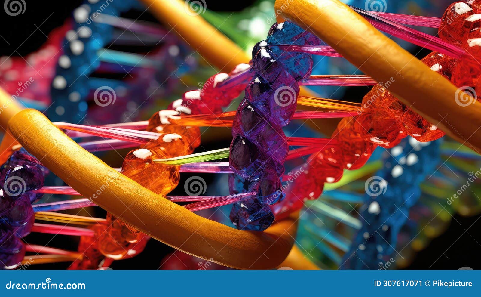 Replication dna bases stock illustration. Illustration of nitrogenous ...