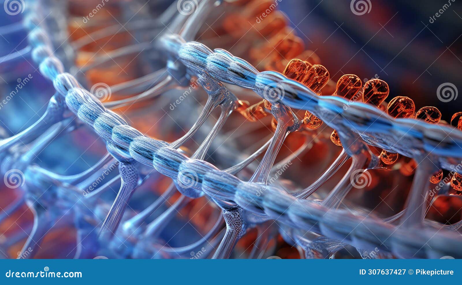 Replication dna helicase stock illustration. Illustration of molecule ...