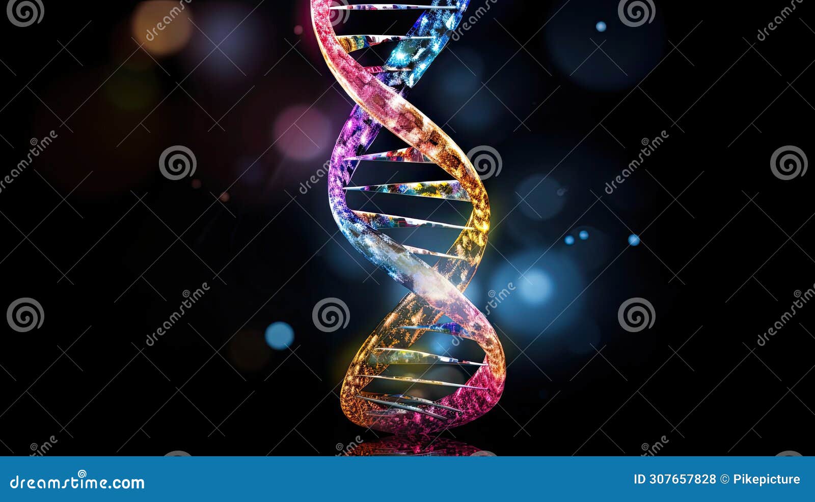 Replication dna template stock illustration. Illustration of promoter ...