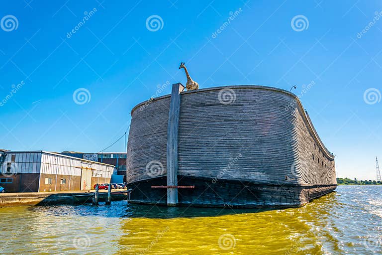 Replice of Noah S Ark in Rotterdam, Netherlands Editorial Photo - Image ...