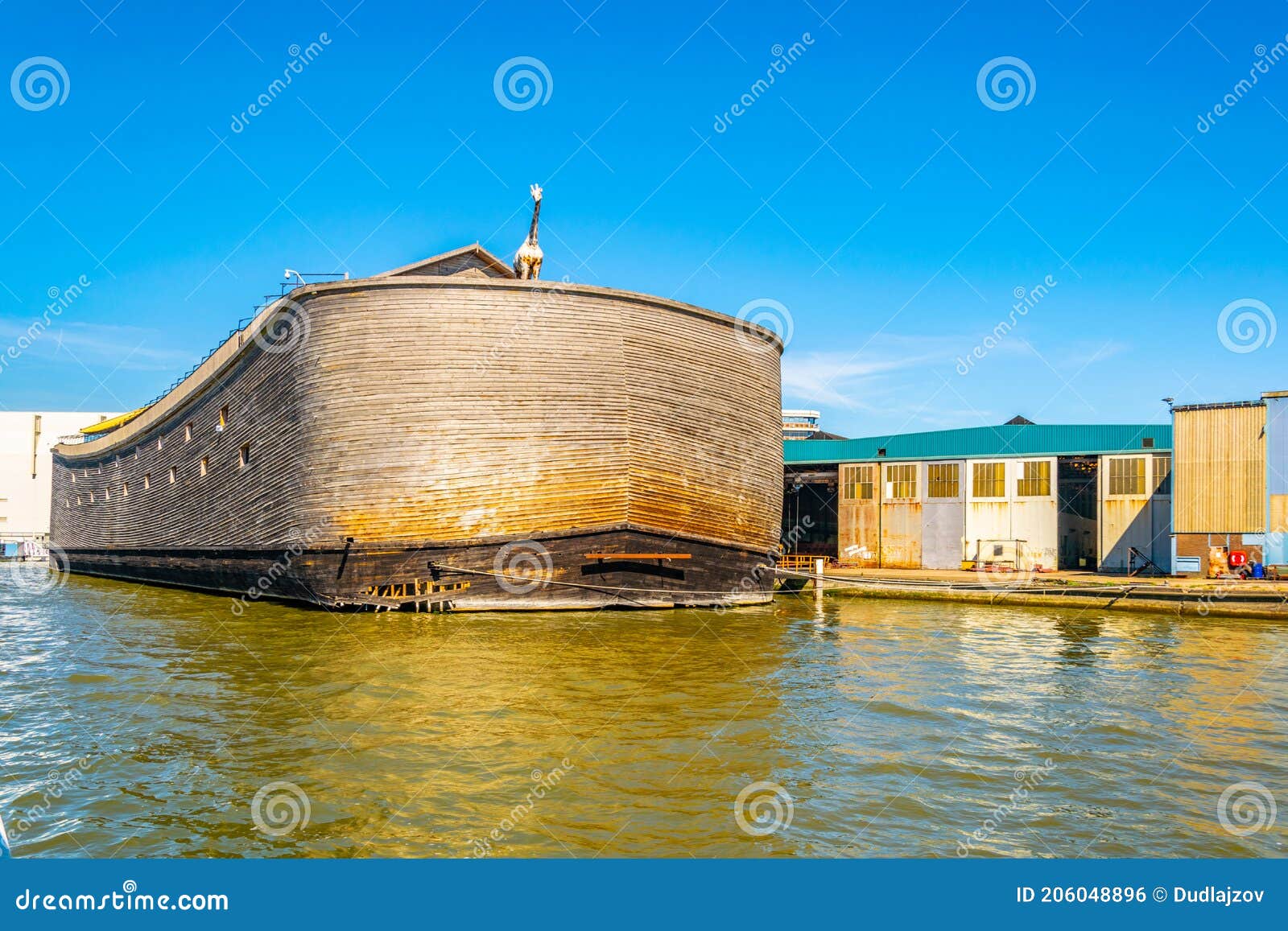 Replice of Noah S Ark in Rotterdam, Netherlands Editorial Photo - Image ...