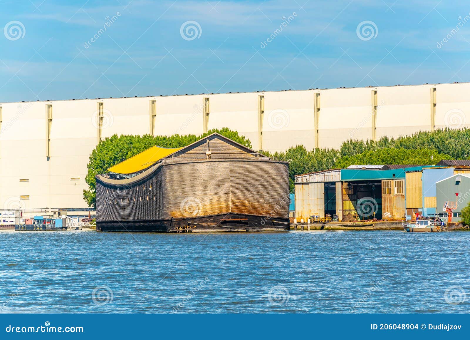 Replice of Noah S Ark in Rotterdam, Netherlands Editorial Stock Image ...
