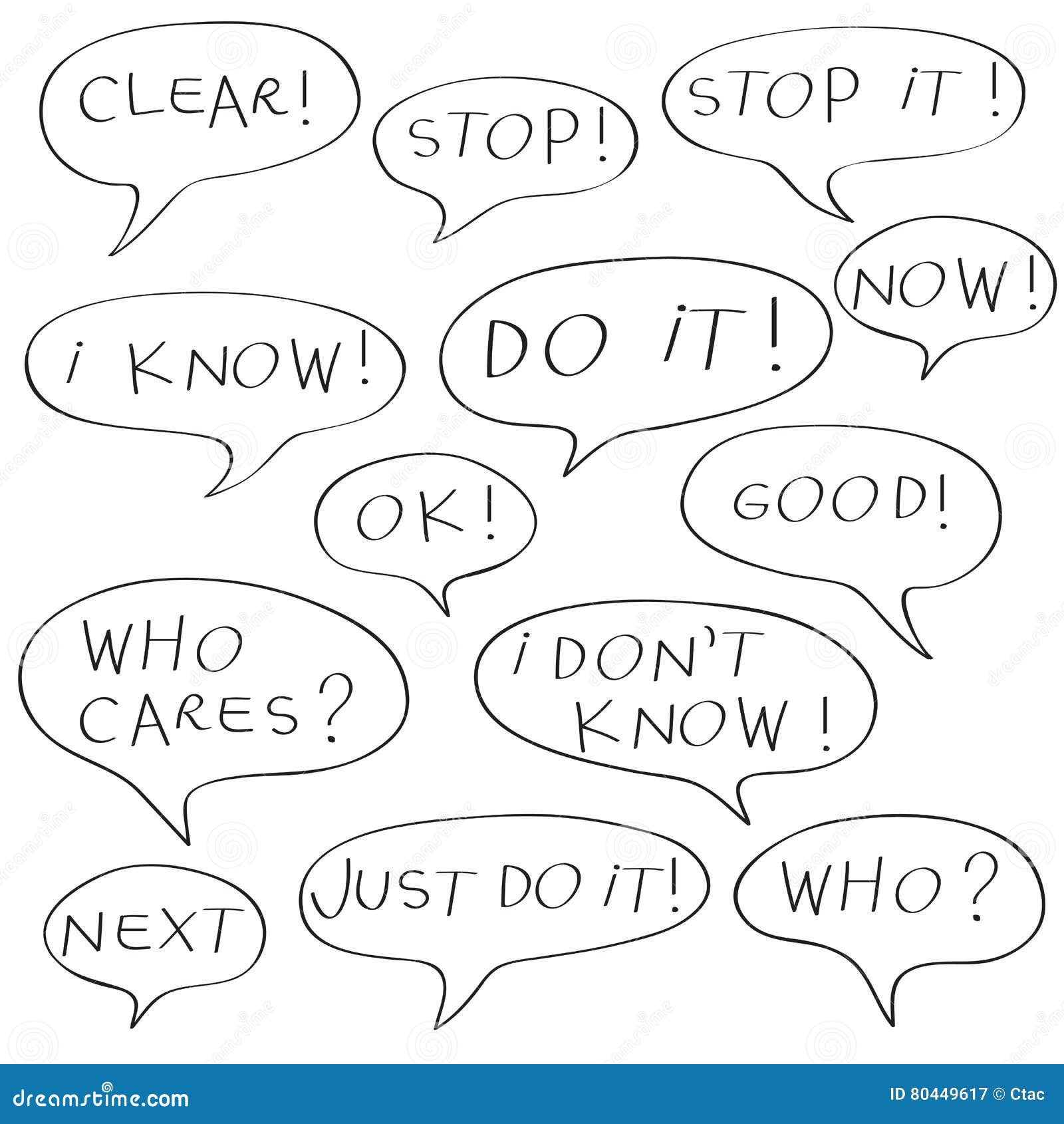 Replies speech bubbles stock illustration. Illustration of graffiti ...