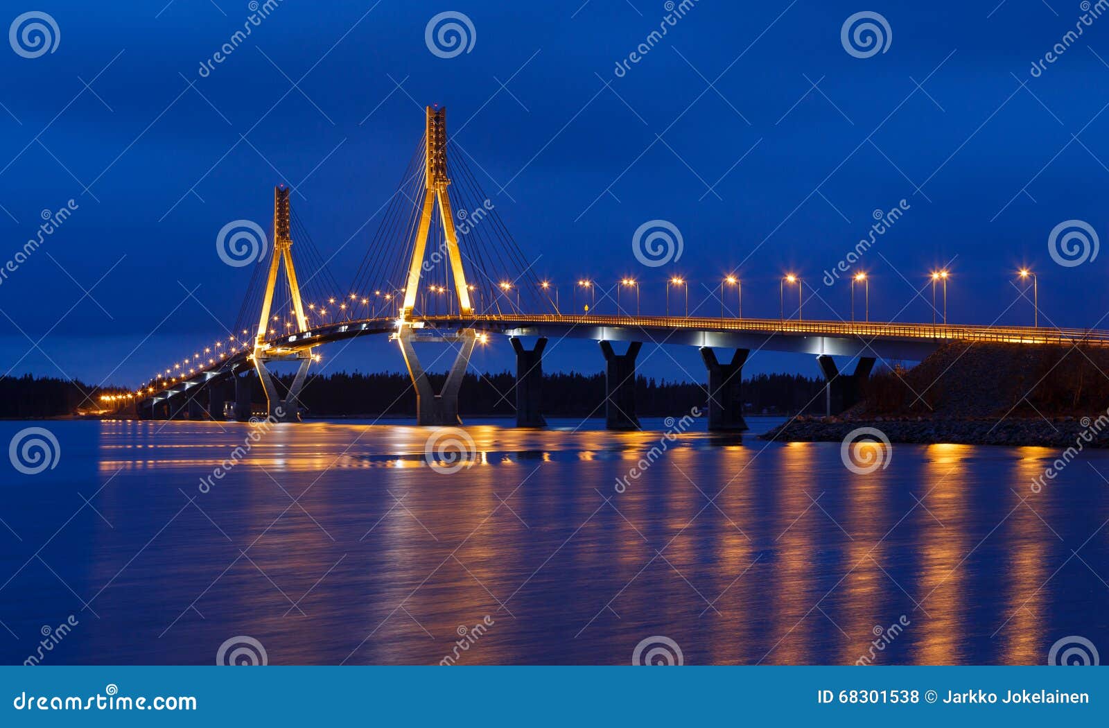 The Replot Bridge stock photo. Image of winter, streetlamp - 68301538