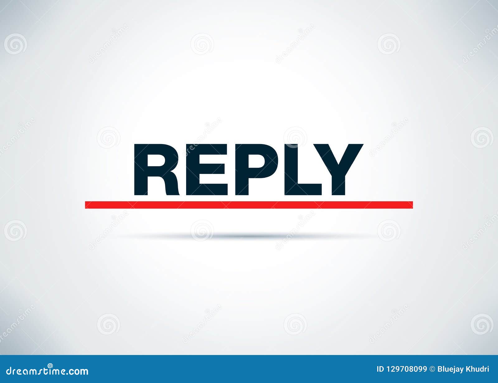 Reply Abstract Flat Background Design Illustration Stock Illustration ...