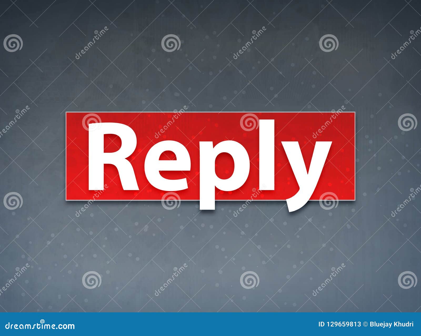 Reply Red Banner Abstract Background Stock Illustration - Illustration ...