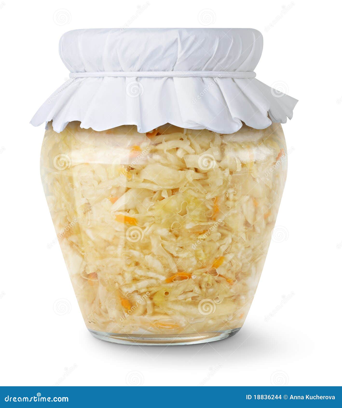 Repolho Psto De Conserva (sauerkraut) Foto de Stock - Imagem de isolado ...