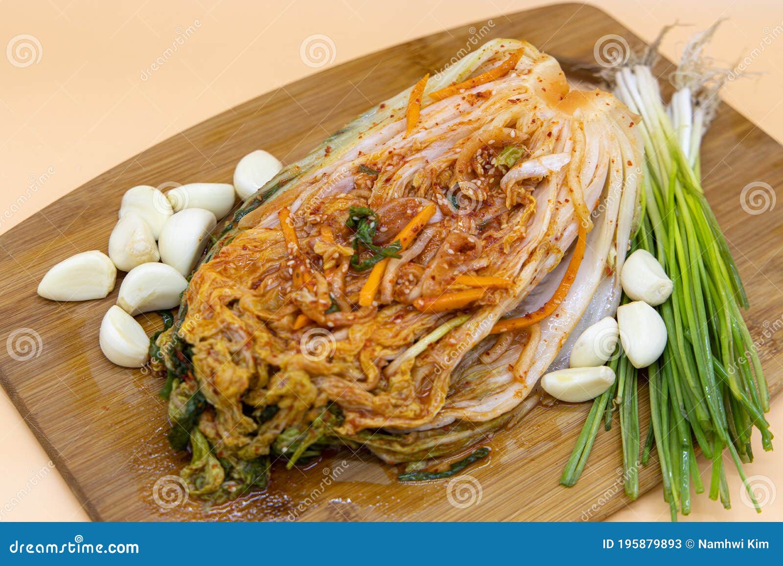 Repolho Tradicional De Repolho Alimentar Coreano Kimchi Com ...