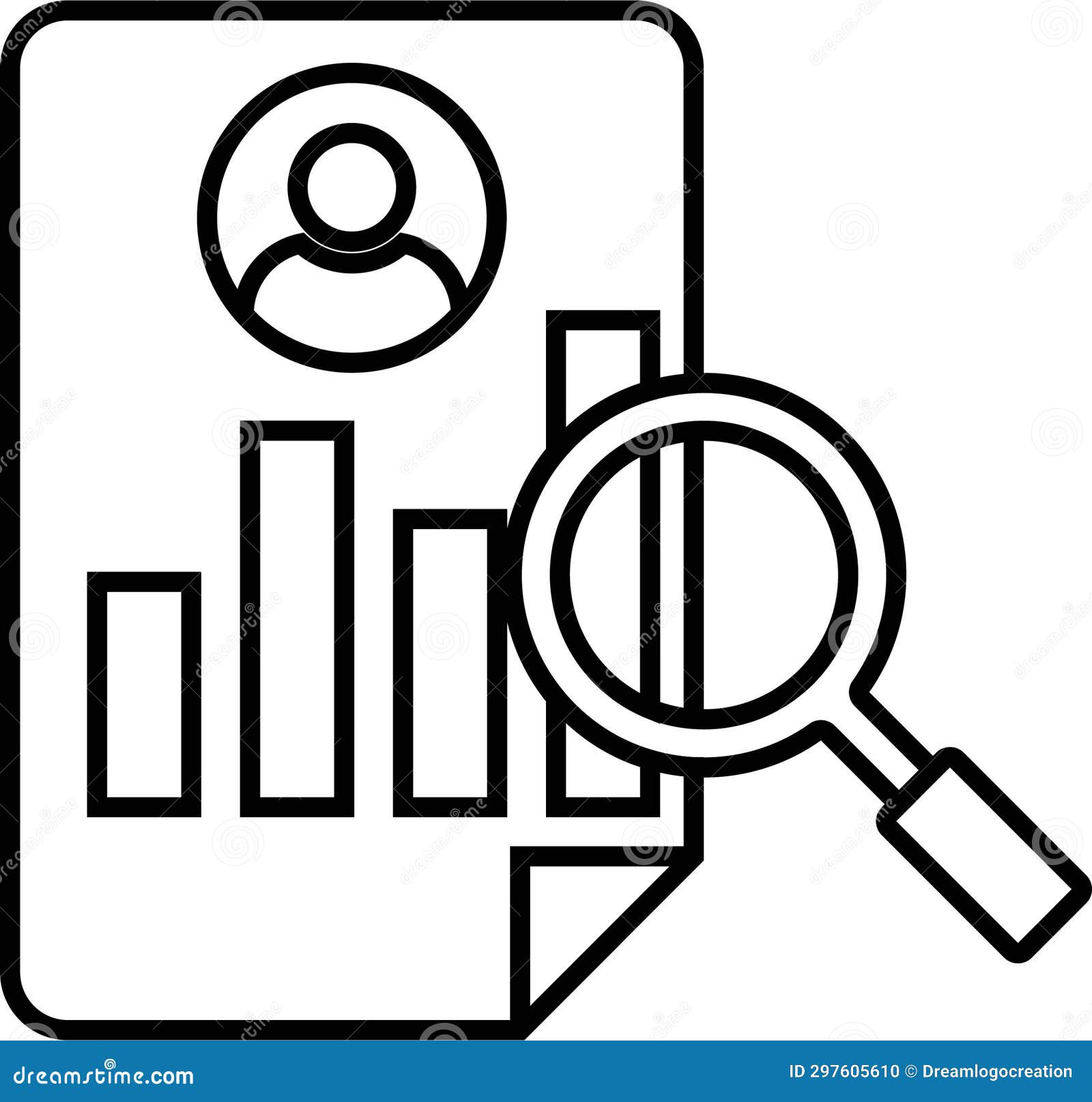 Report Analysis, Assessment Icon Illustration Collection. Design Icon ...