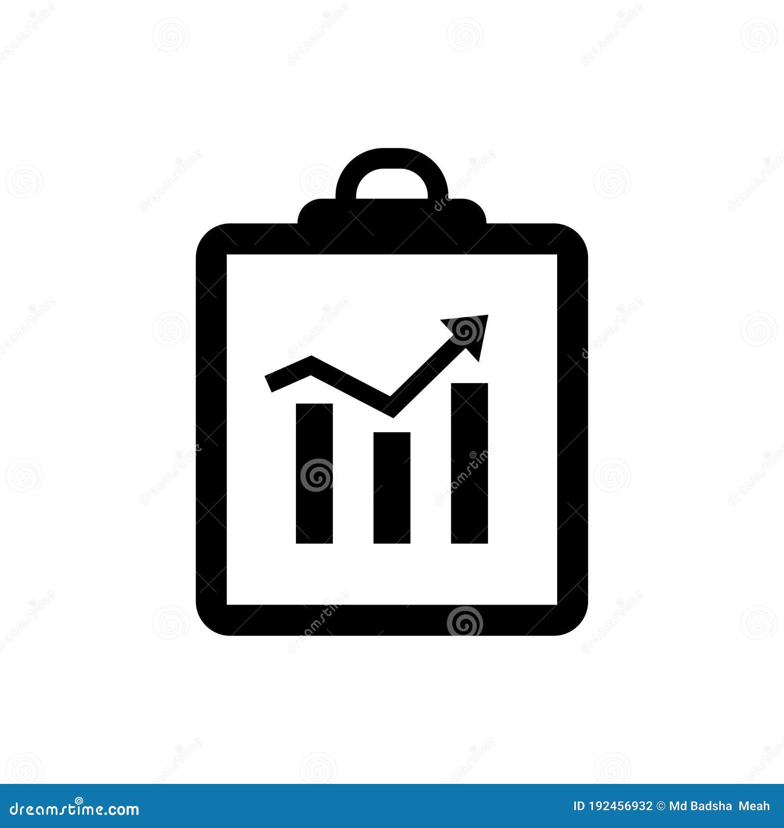 Report Assessment Icon stock vector. Illustration of business - 192456932