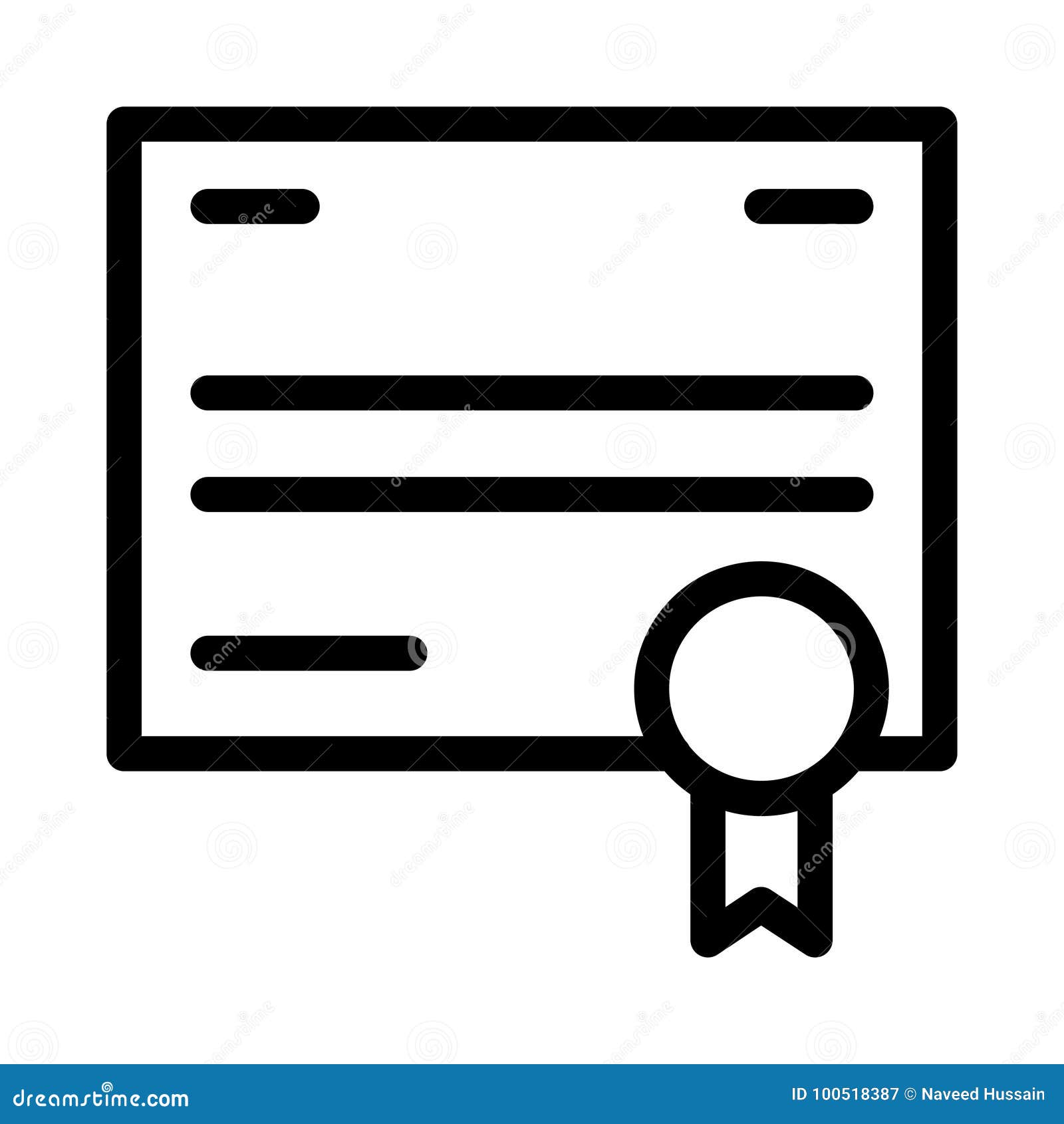Report card icon stock illustration. Illustration of line - 100518387