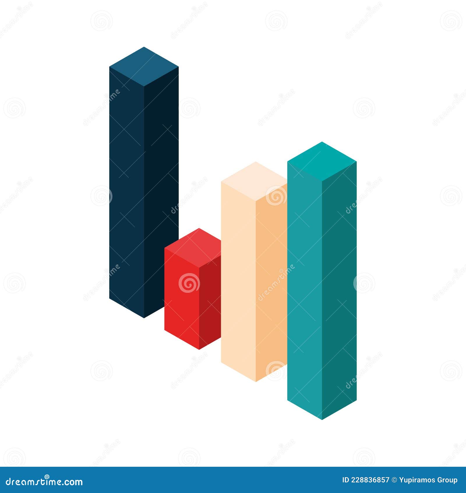 Chart With Bars Declining Raster Icon. Decrease Sign Icon. Finance Graph Symbol. Stock Image ...