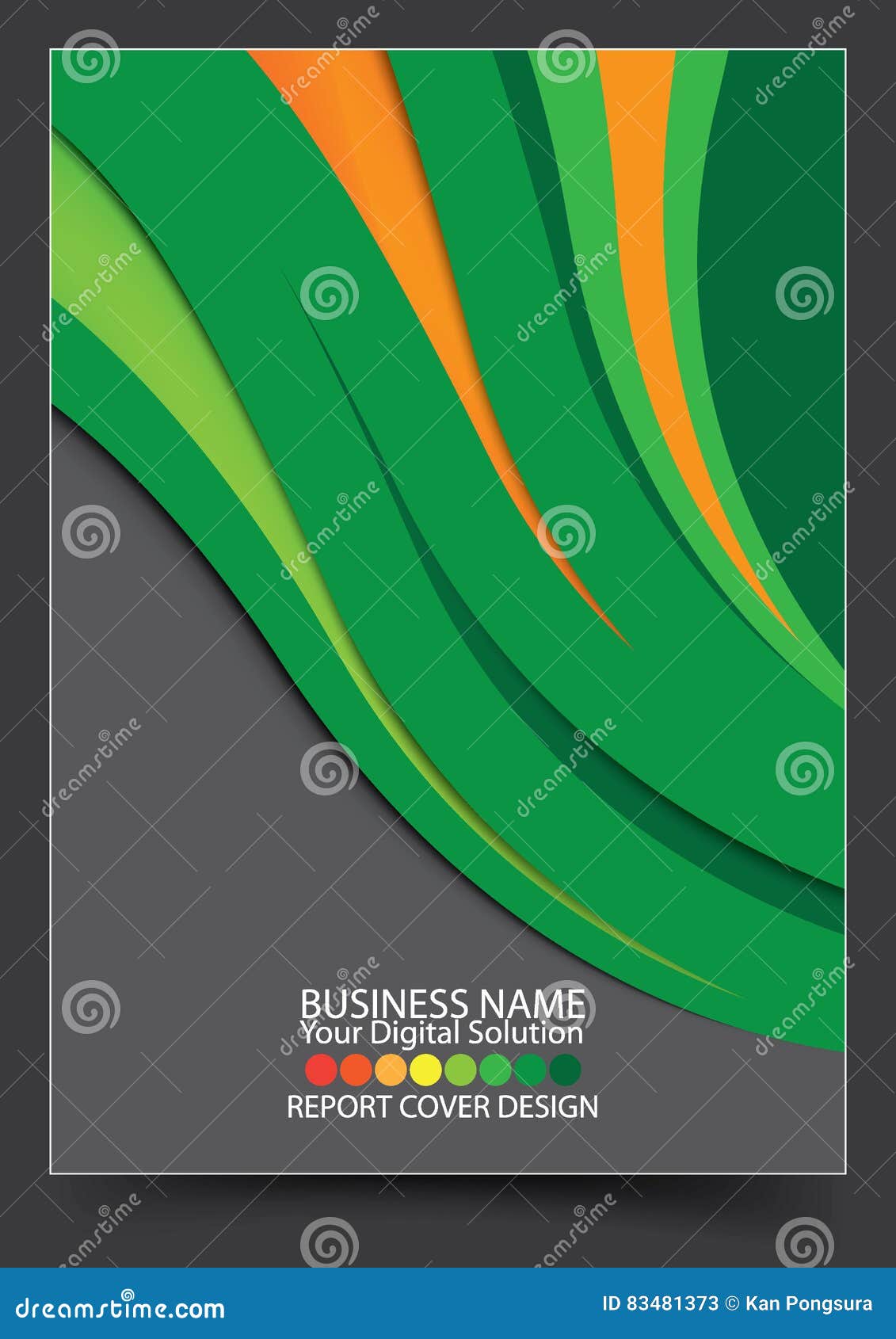 Report cover design stock vector. Illustration of decoration - 83481373