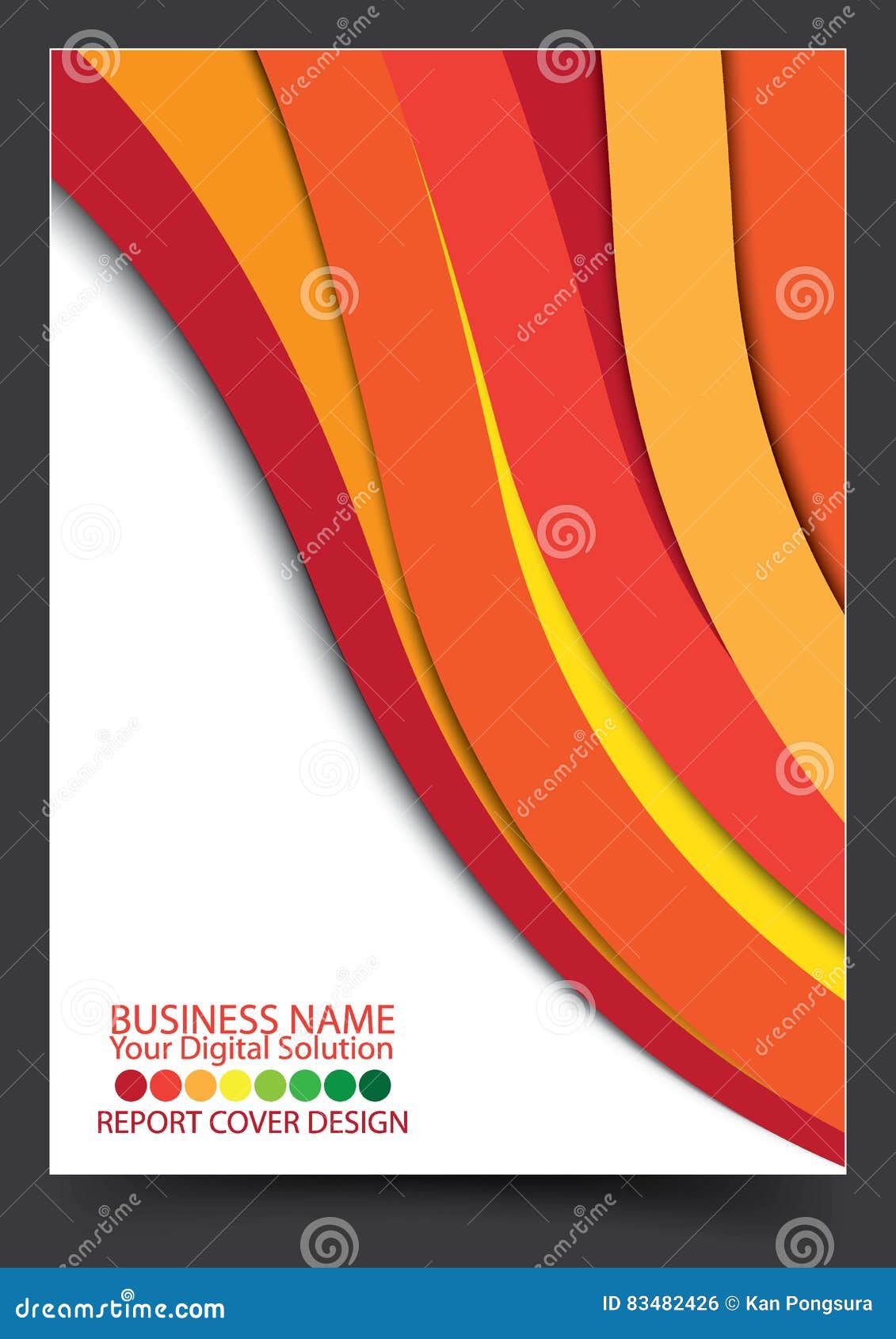 Report cover design stock vector. Illustration of layout - 83482426