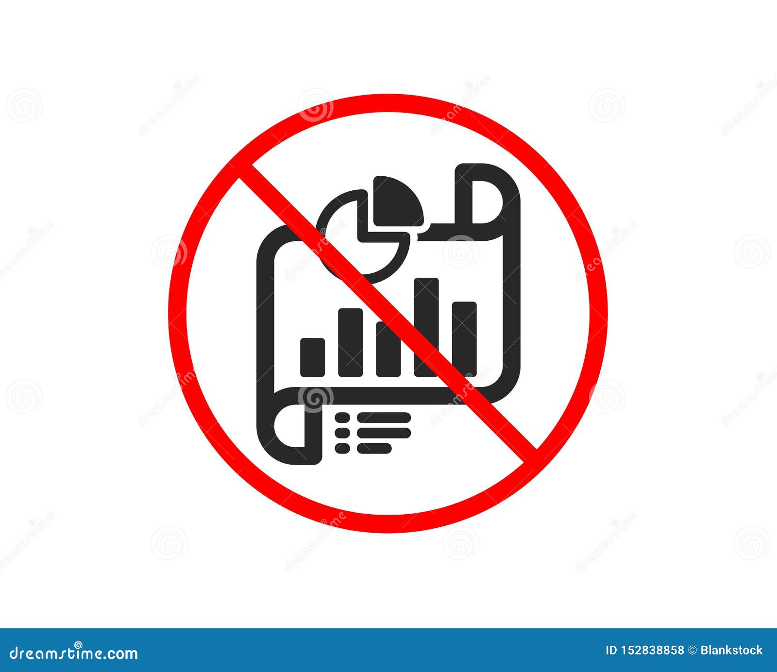 Report Document Icon. Column Graph Sign. Vector Stock Vector ...