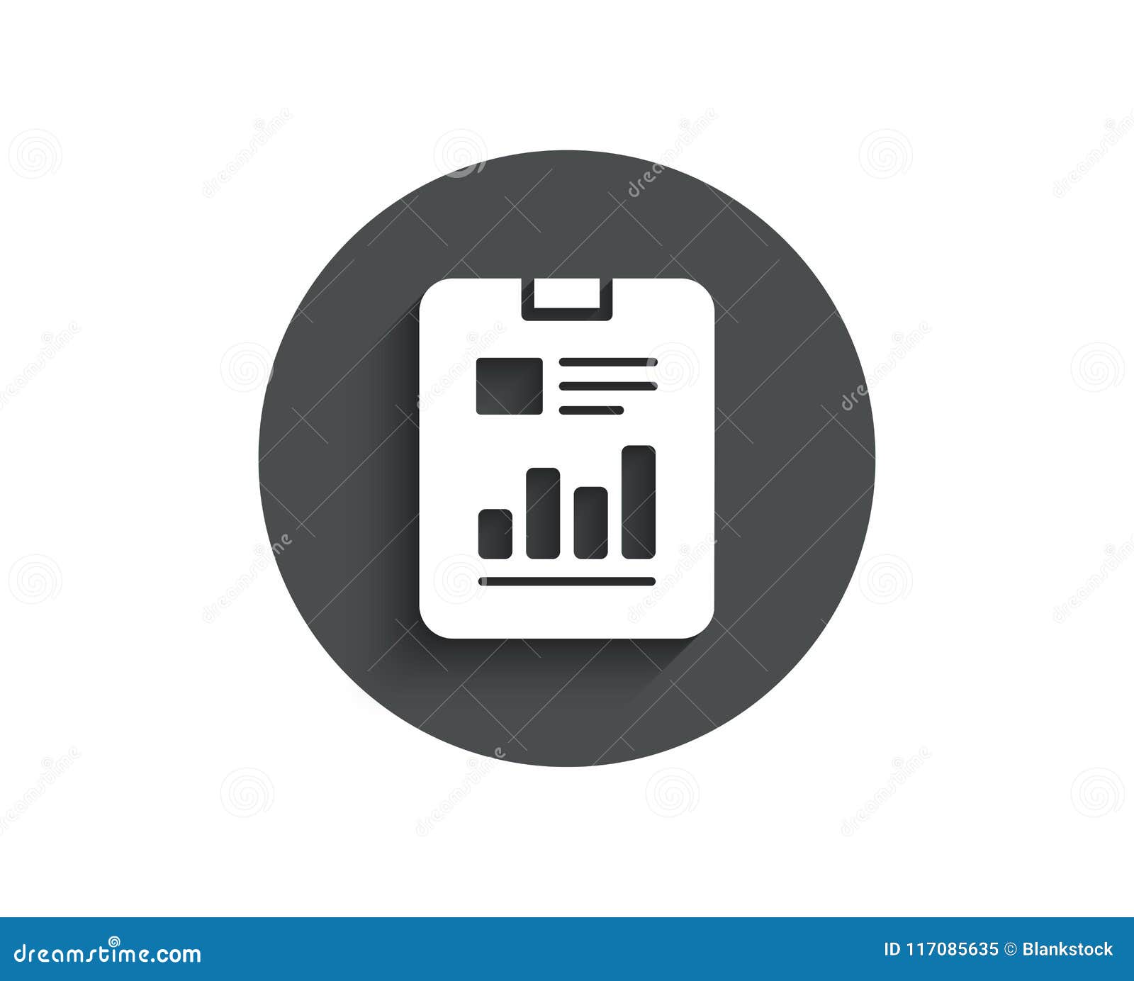 Report Document Simple Icon. Analysis Chart. Stock Vector ...