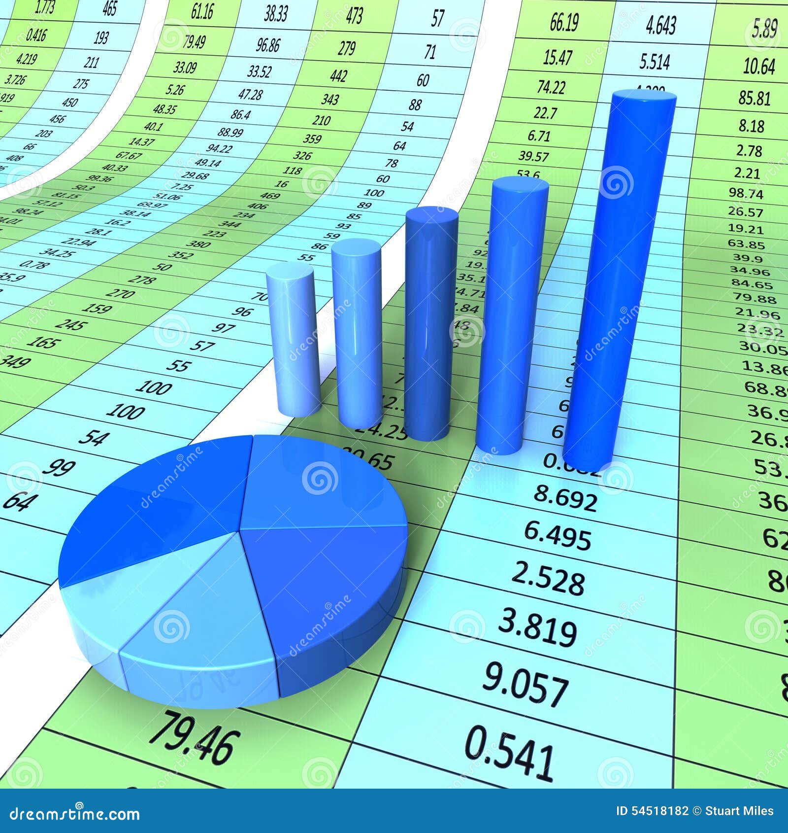 Report Graph Shows Infograph Financial and Data Stock Illustration ...