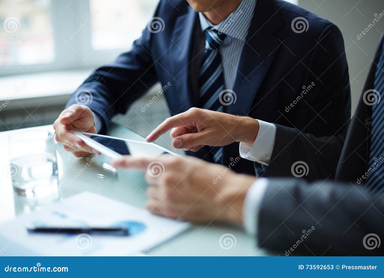 Report stock image. Image of technology, work, meeting - 73592653