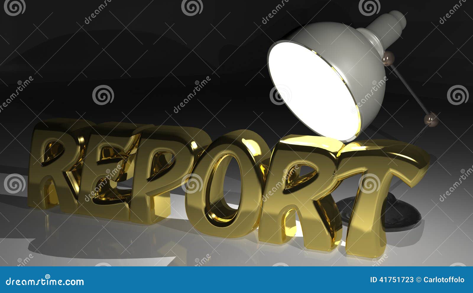 REPORT highlighted stock illustration. Illustration of site - 41751723