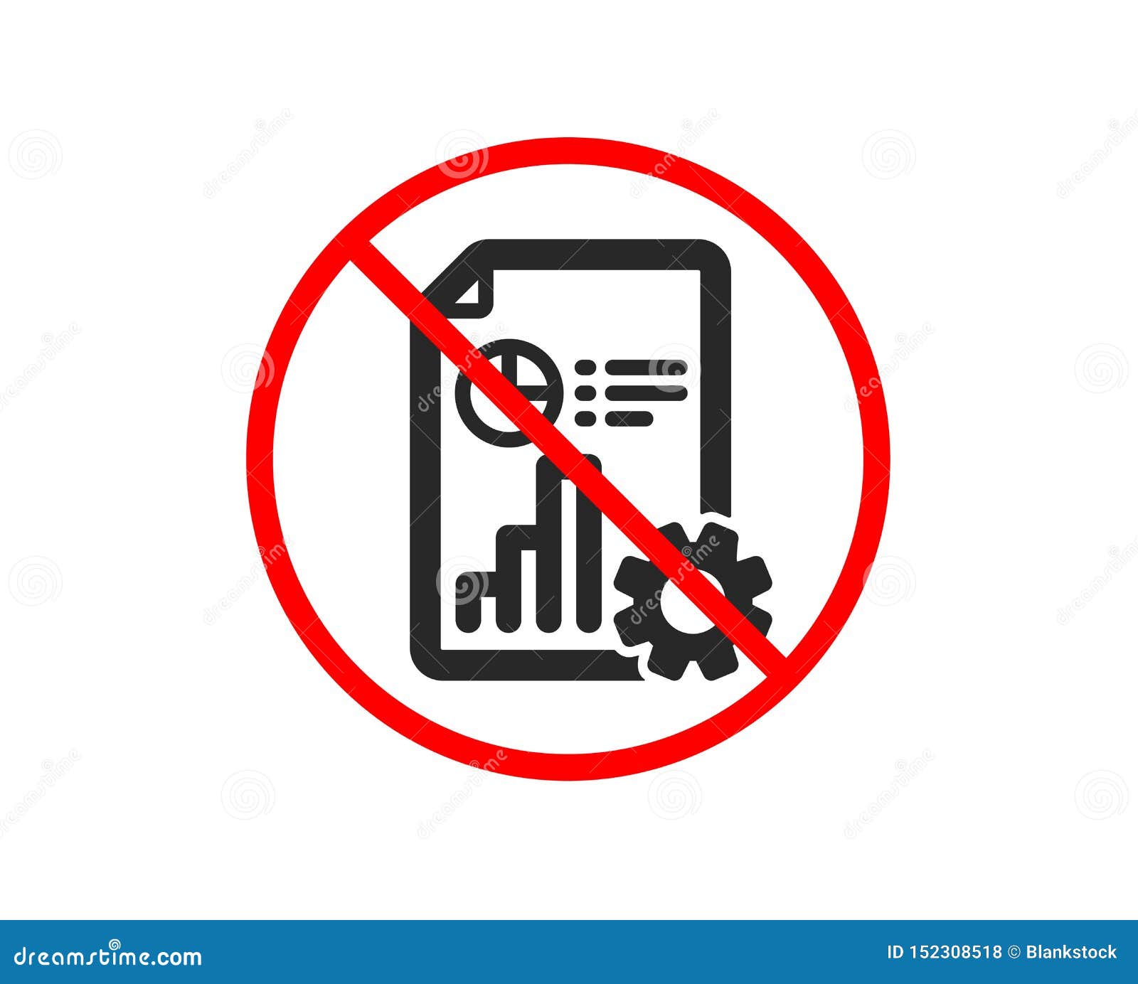 Report Icon. Column Graph, Pie Chart Sign. Vector Stock Vector ...