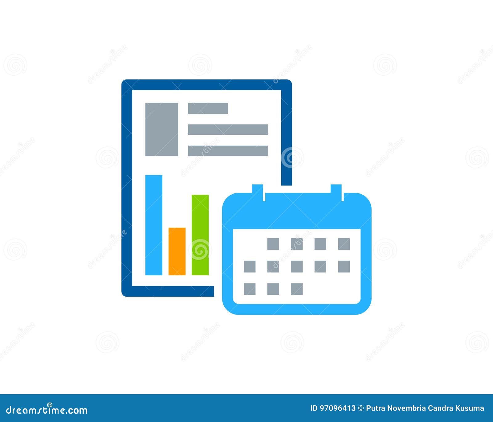 Report Icon Logo Design Element Stock Vector - Illustration of ...