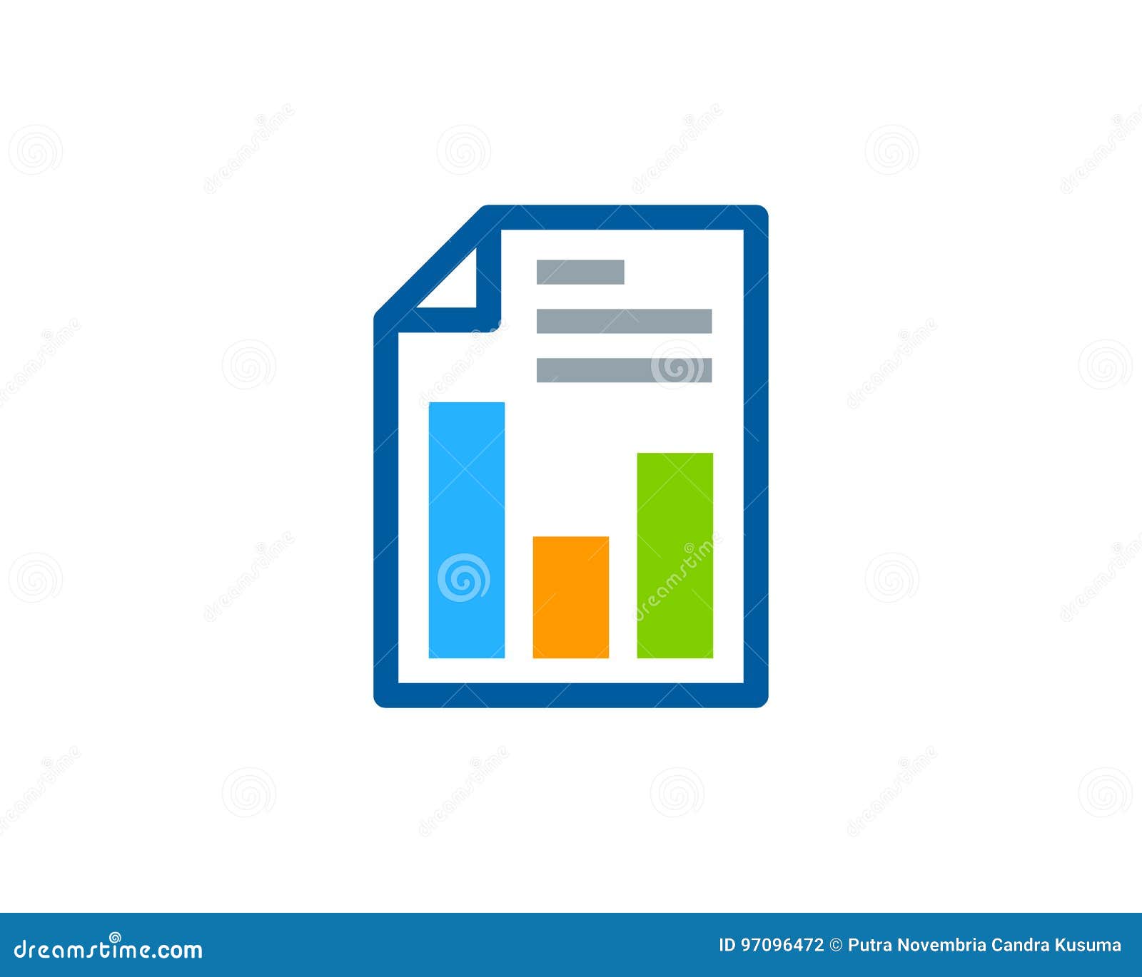 Report Icon Logo Design Element Stock Vector - Illustration of computer ...