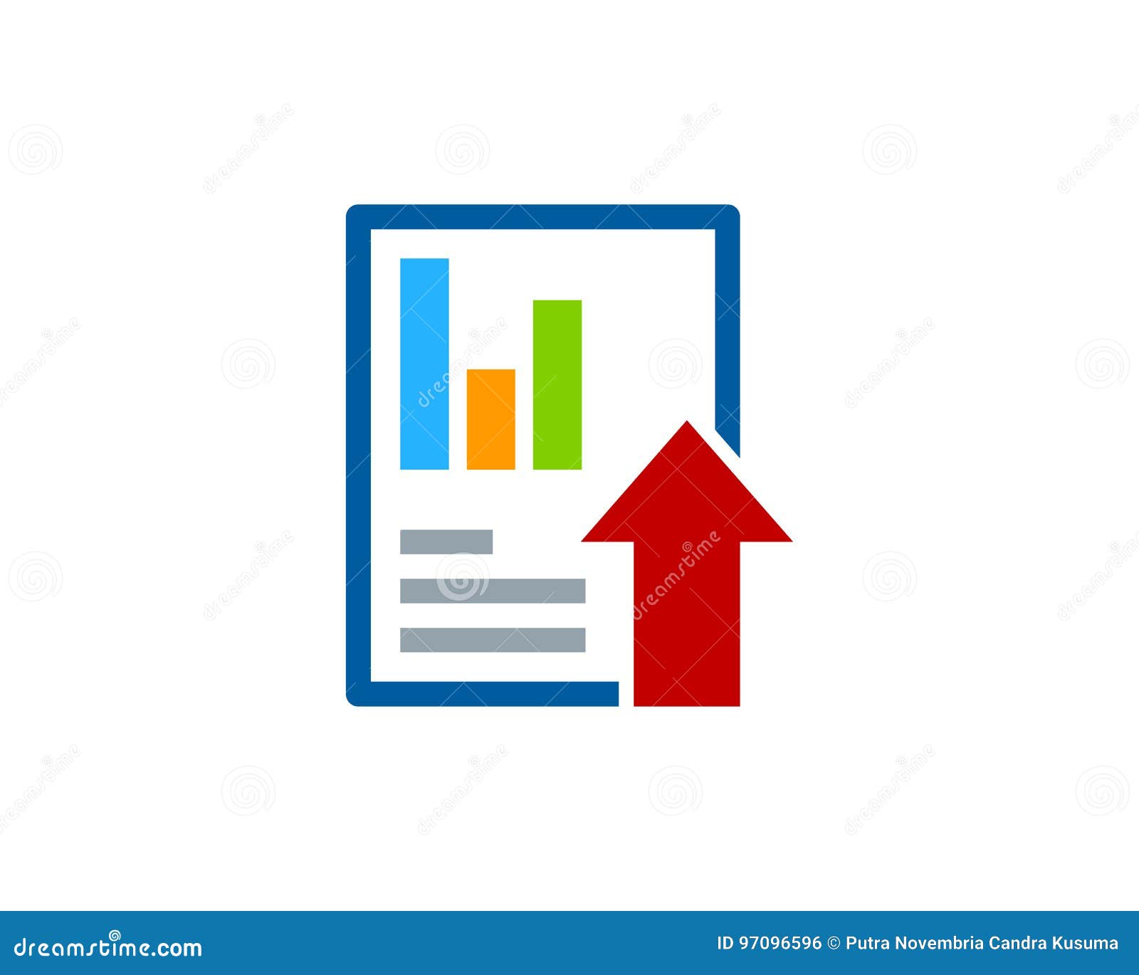 Report Icon Logo Design Element Stock Vector - Illustration of ...