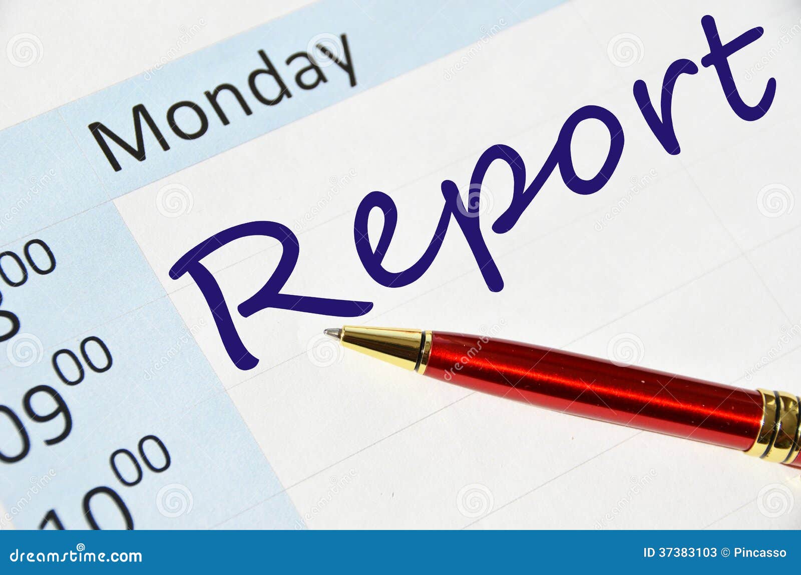 Report note stock image. Image of organizer, documents - 37383103