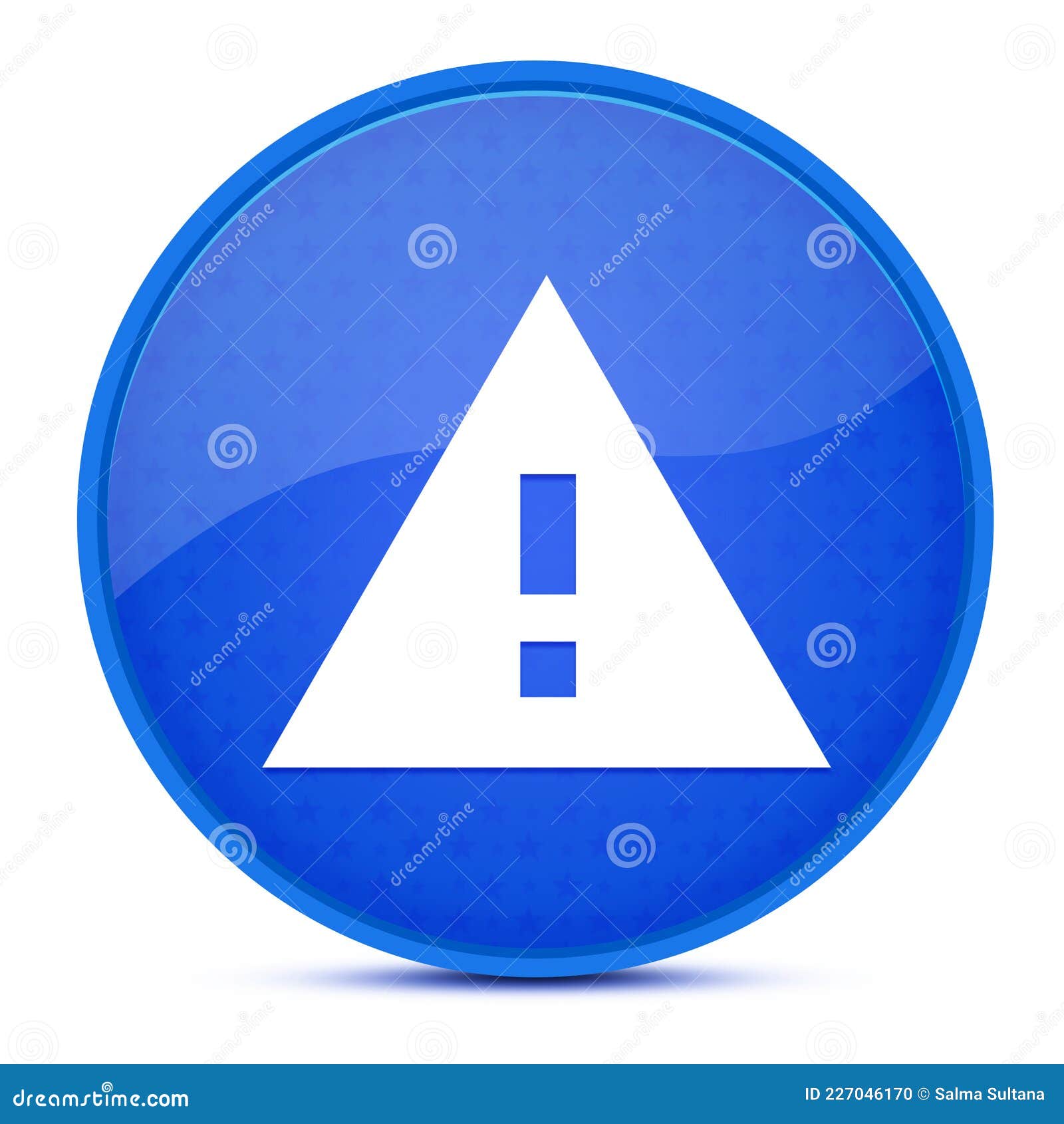 Report Problem Aesthetic Glossy Blue Round Button Abstract Stock ...