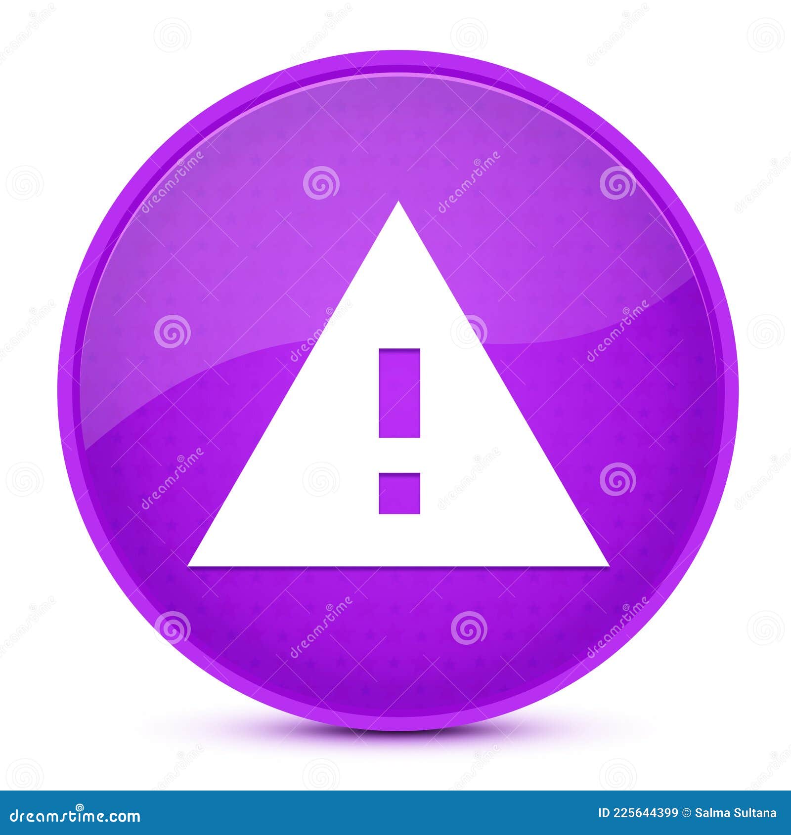 Report Problem Aesthetic Glossy Purple Round Button Abstract Stock ...