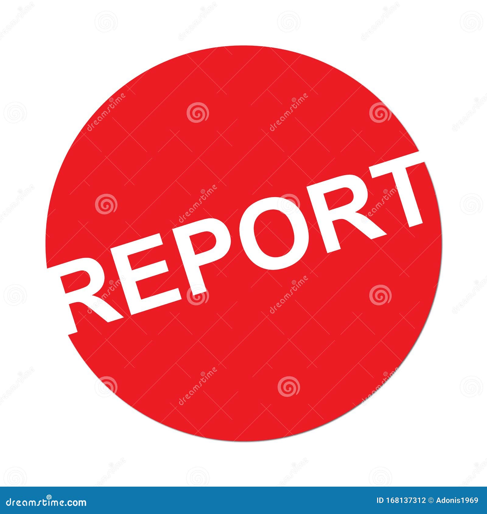 Report stamp stock illustration. Illustration of critical - 168137312