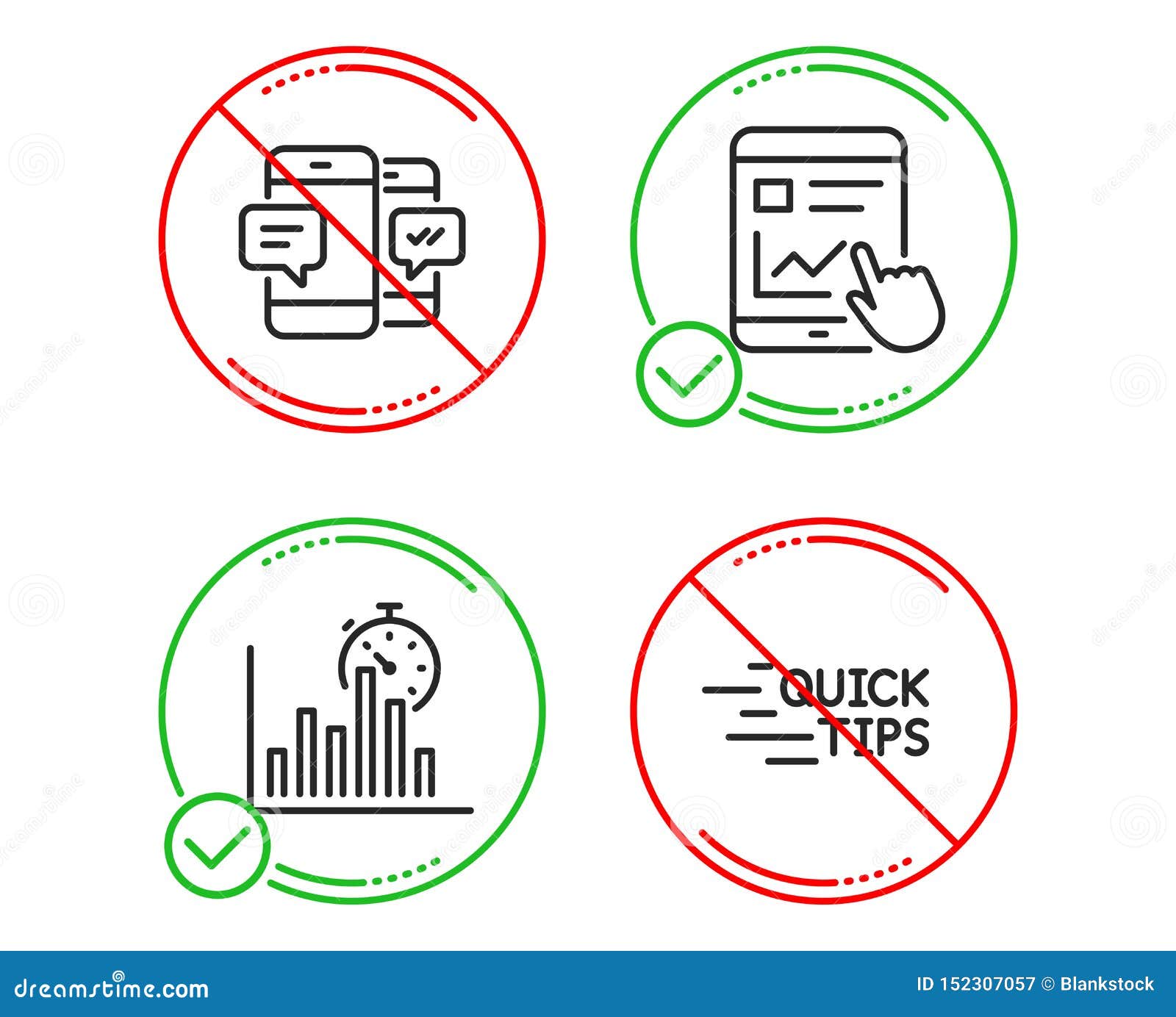 Report Timer, Smartphone Sms and Internet Report Icons Set. Education ...