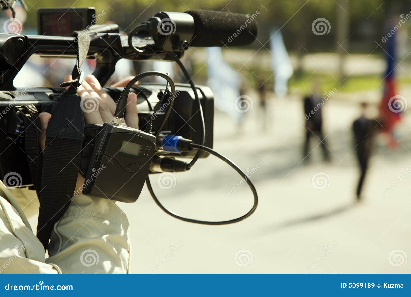 Reportage stock image. Image of cinema, buttons, reporter - 5099189