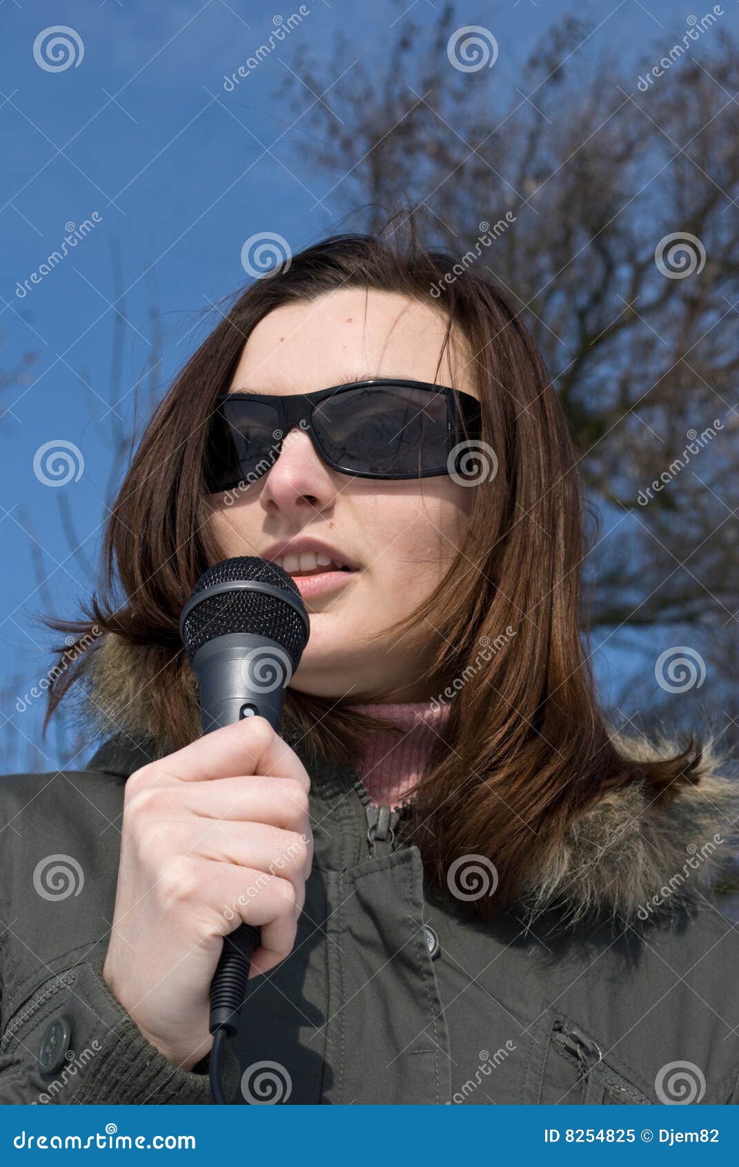 Reporter stock image. Image of astonishment, modern, professional - 8254825