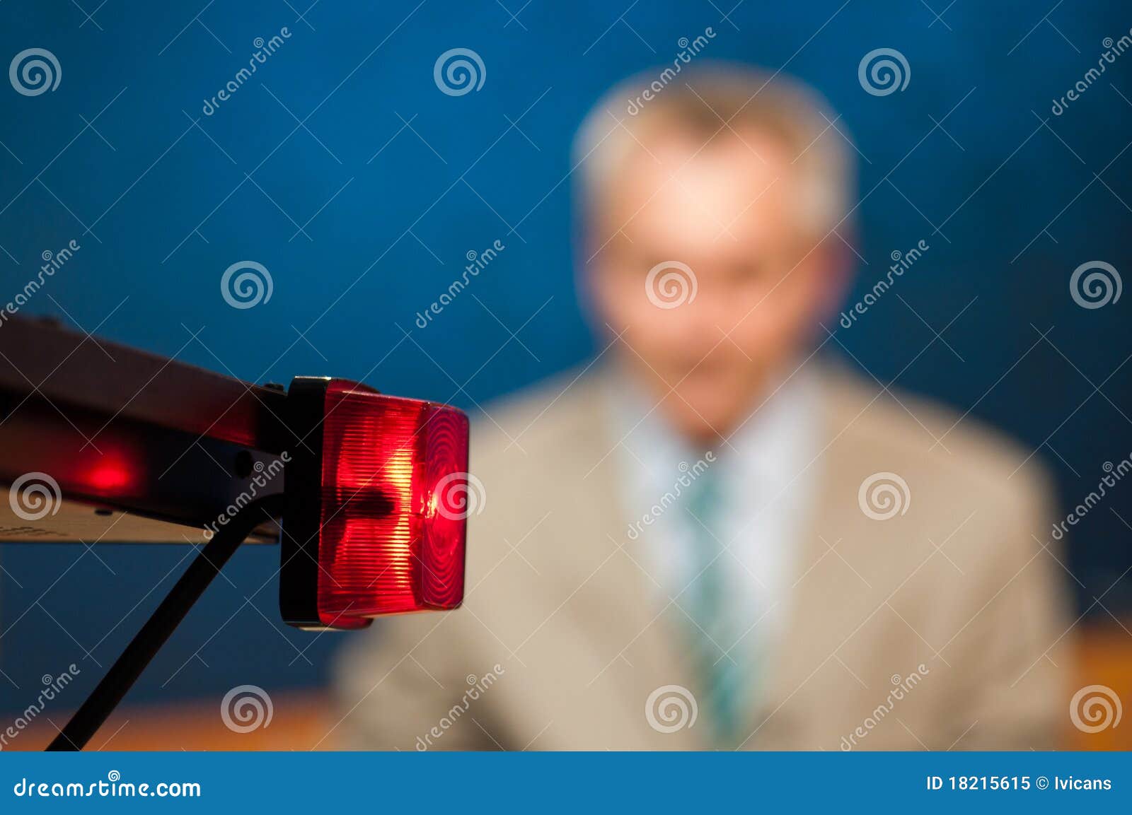 Reporter presenting news stock image. Image of cameraman - 18215615