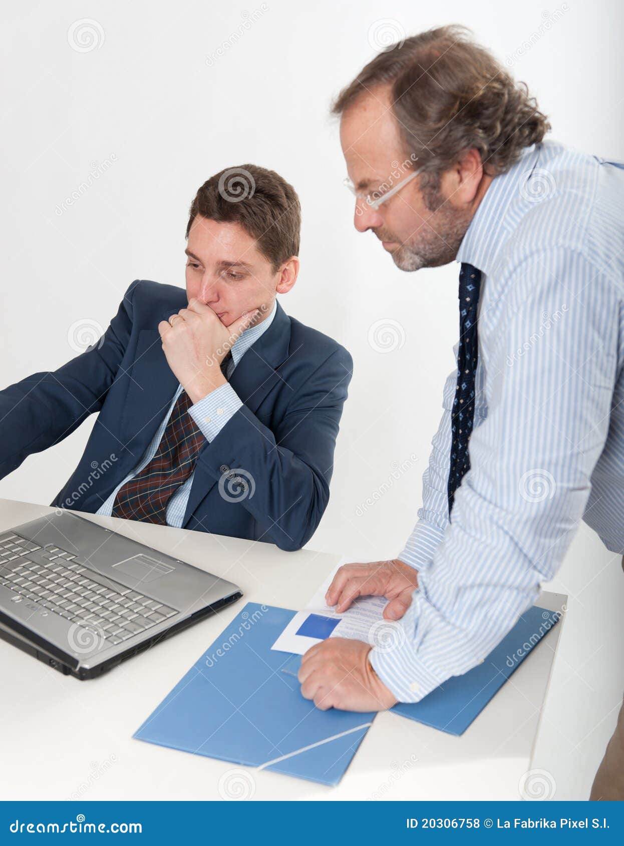 Reporting to the boss stock photo. Image of communication - 20306758